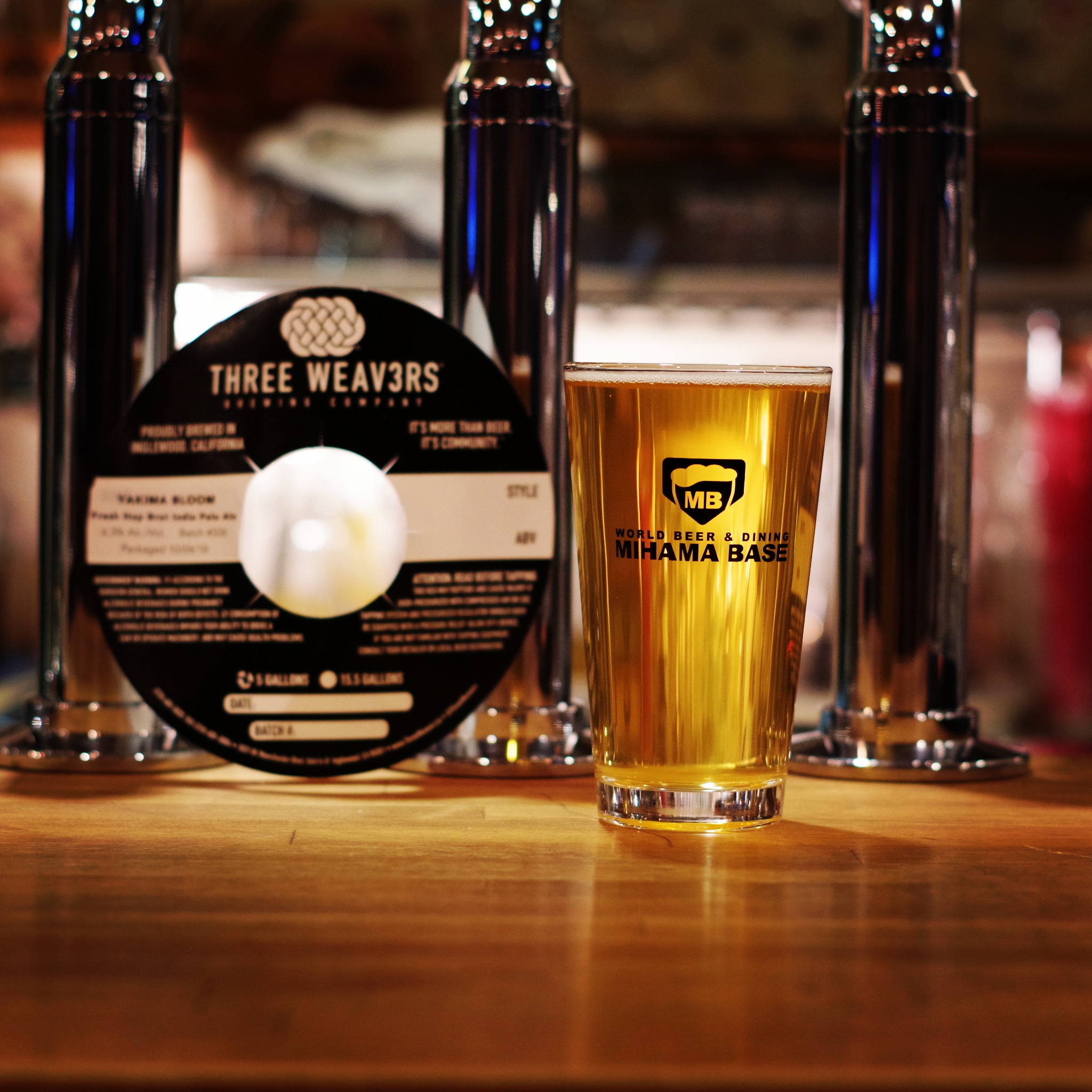 Three Weavers Yakima Bloom Brut IPA開栓！！ | WORLD BEER&DINING MIHAMA BASE